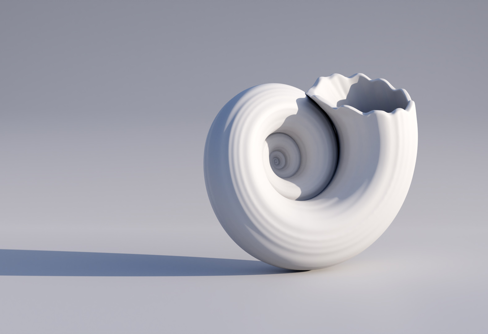 STL file Shell of a snail decoration object 🐚・3D printing template to ...