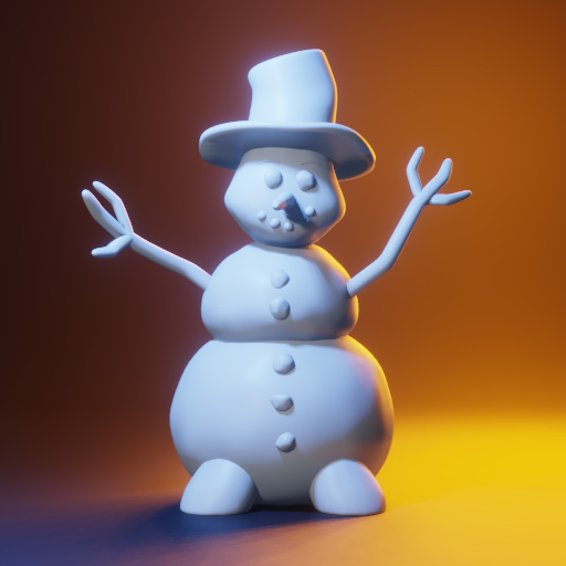 STL file Snowman・3D printable design to download・Cults