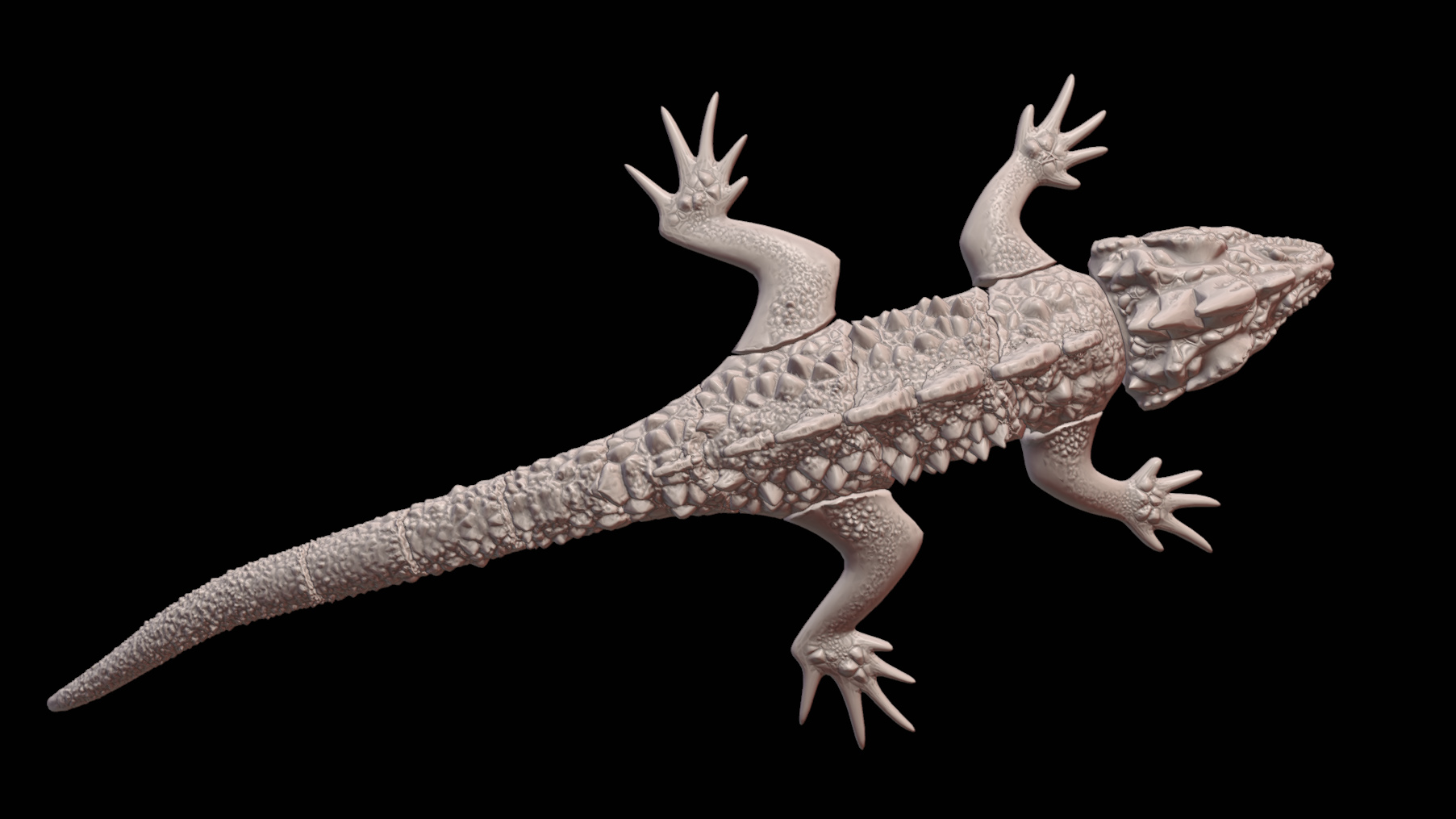 STL file Dragon Lizard Articulated (print-in-place) 🐉・3D printer model ...