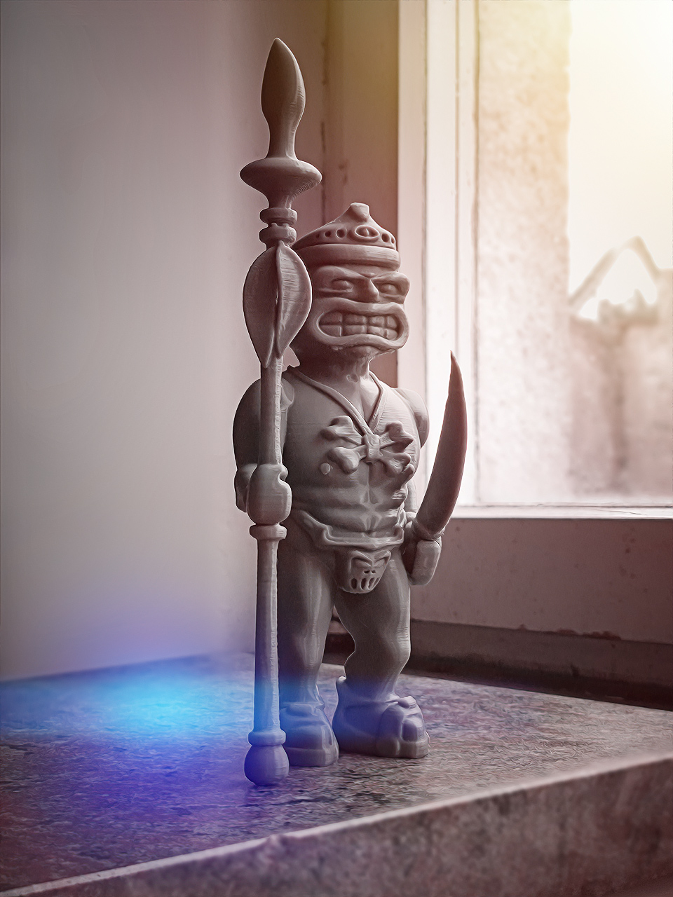 Fichier STL Shaman Warrior Fantasy Figure 🪞・Modèle à télécharger et à ...