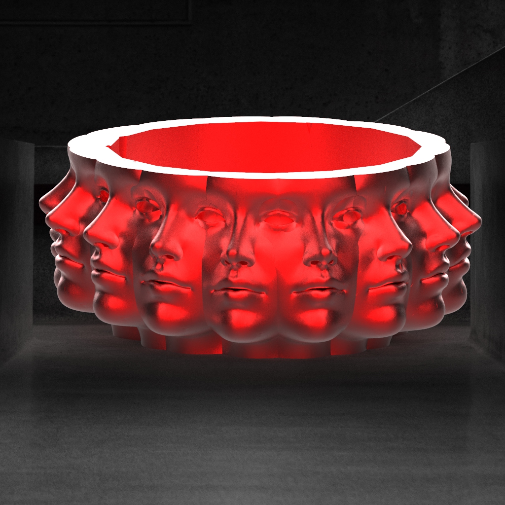 STL file Polyface planter・3D printing idea to download・Cults