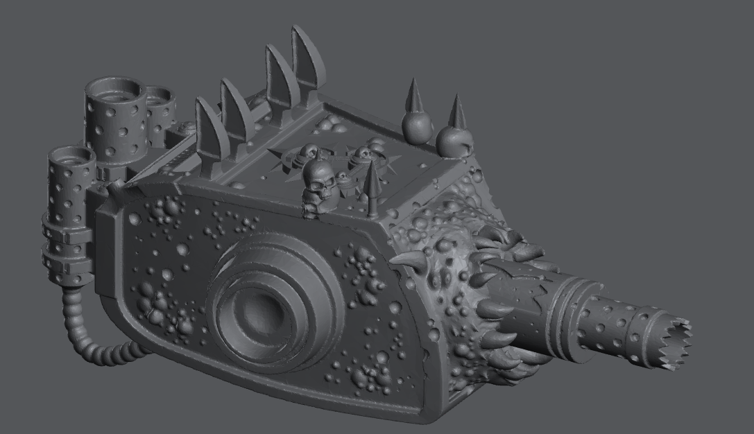 Бесплатный STL файл Disgusting Defiler Turret・Шаблон для загрузки и 3D ...