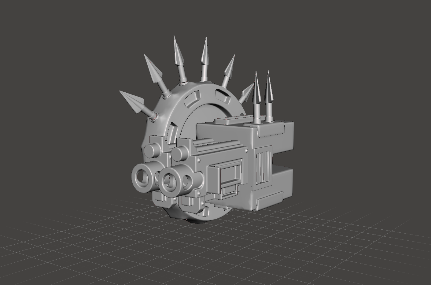Free STL file Defiler Twin Bolt Gun 🔩・Object to download and to 3D ...
