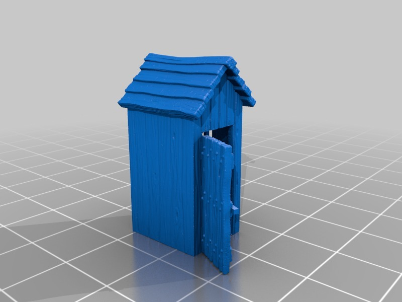 Free STL file Outhouse・3D print model to download・Cults
