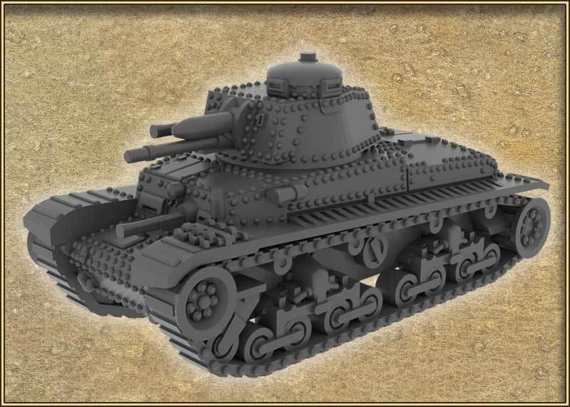 Free STL file Panzer 35(t)・3D printer design to download・Cults