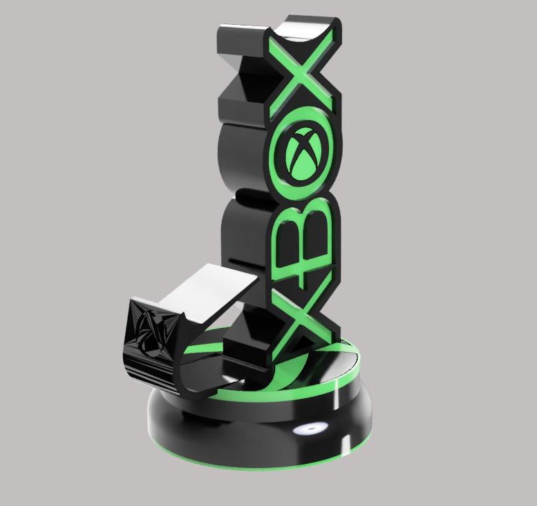 3D file Xbox headphones and controller Stand・3D printable model to ...