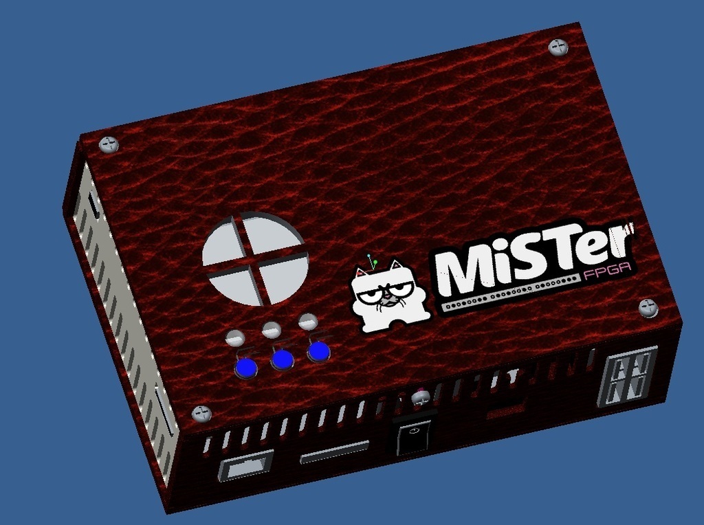 Free 3D file Encolsure for the Mister FPGA project・3D printable model ...