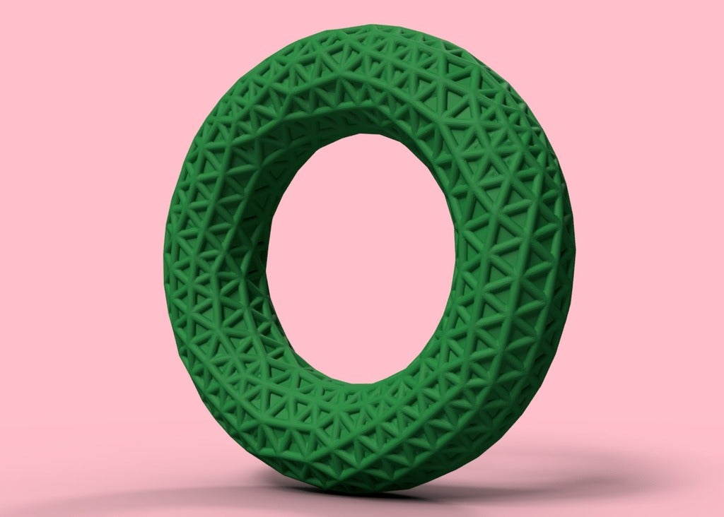 Free STL file Christmas Wreath Ring Base Vol.1・3D printer design to ...