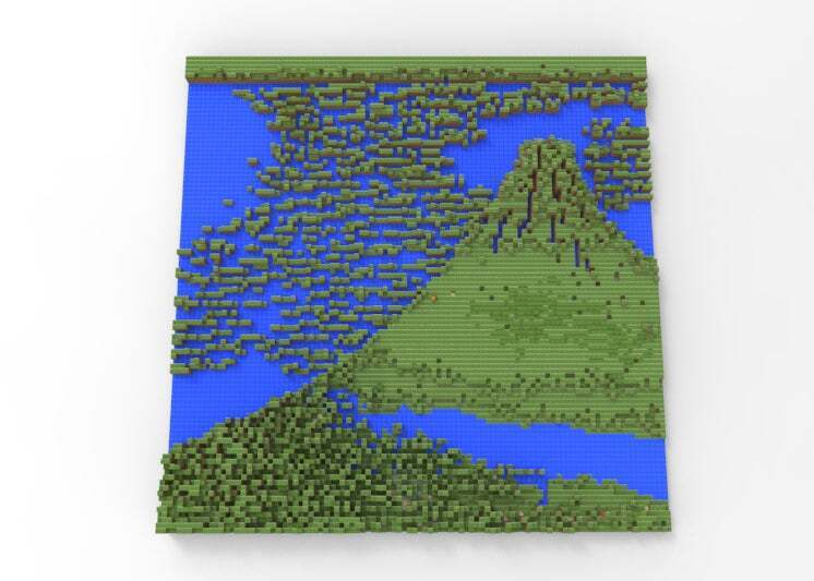 Free STL file Minecraft 3DPrinting Art Tile - South Wind Clear Sky -・3D ...