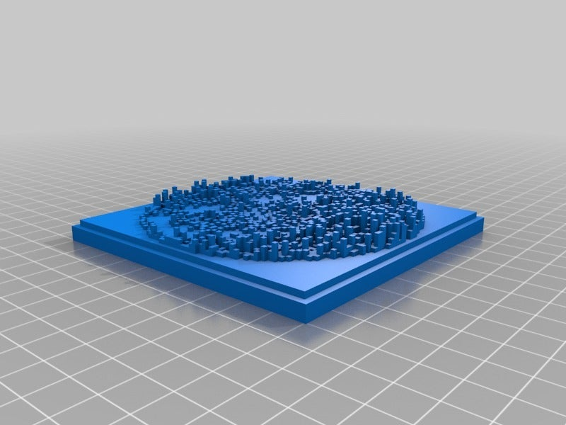 Free STL file Minecraft 3DPrinting Art Tile - Moon Face -・Template to ...