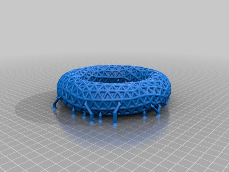 Free STL file Christmas Wreath Ring Base Vol.1・3D printer design to ...