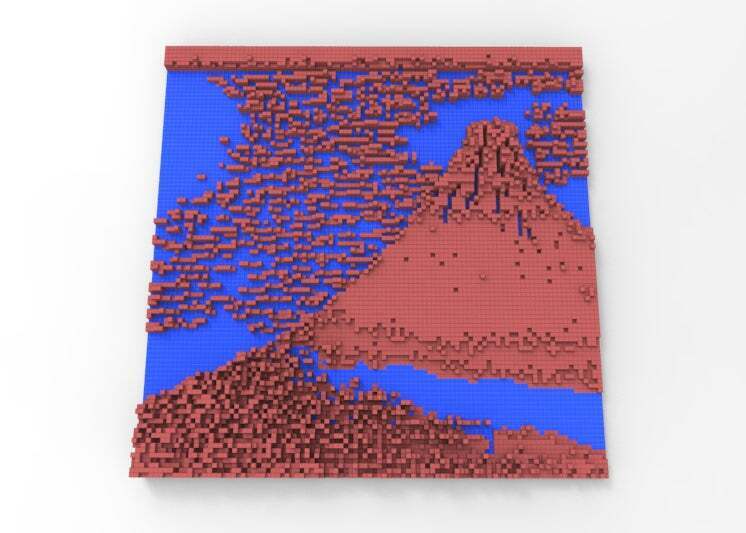 Free STL file Minecraft 3DPrinting Art Tile - South Wind Clear Sky -・3D ...