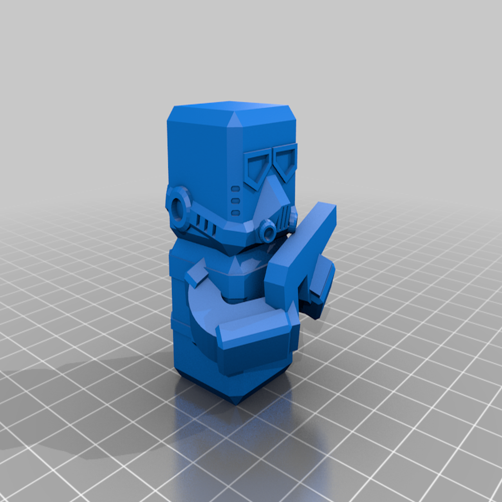 Free STL file simple Stormtrooper・3D printable model to download・Cults