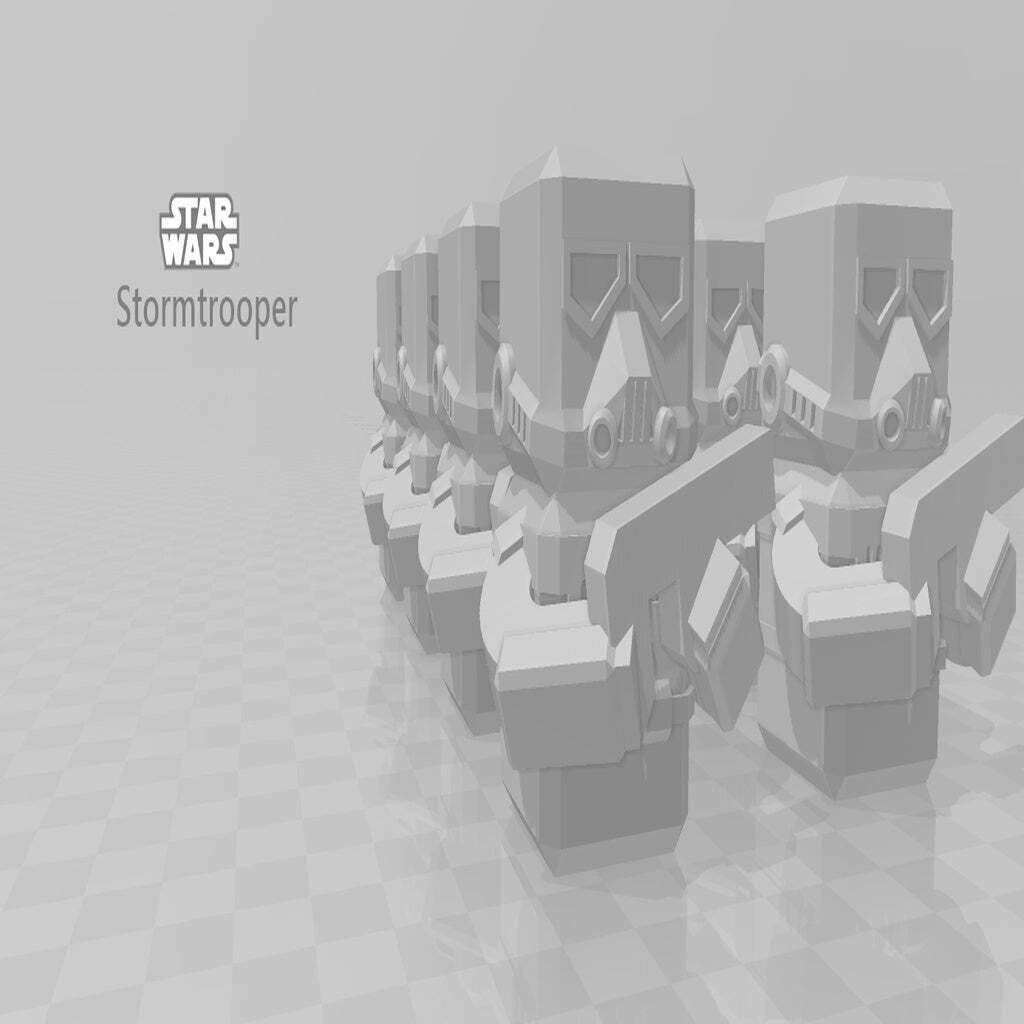 Free STL file simple Stormtrooper・3D printable model to download・Cults