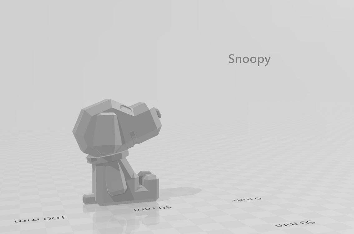 Archivo STL gratis simple snoopy・Plan imprimible en 3D para descargar・Cults