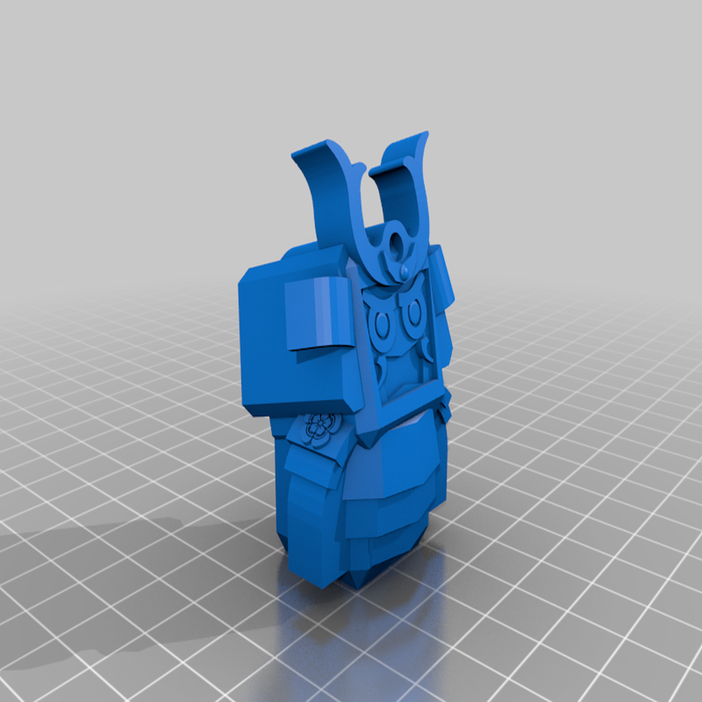 Free STL file simple Samurai・3D printing template to download・Cults