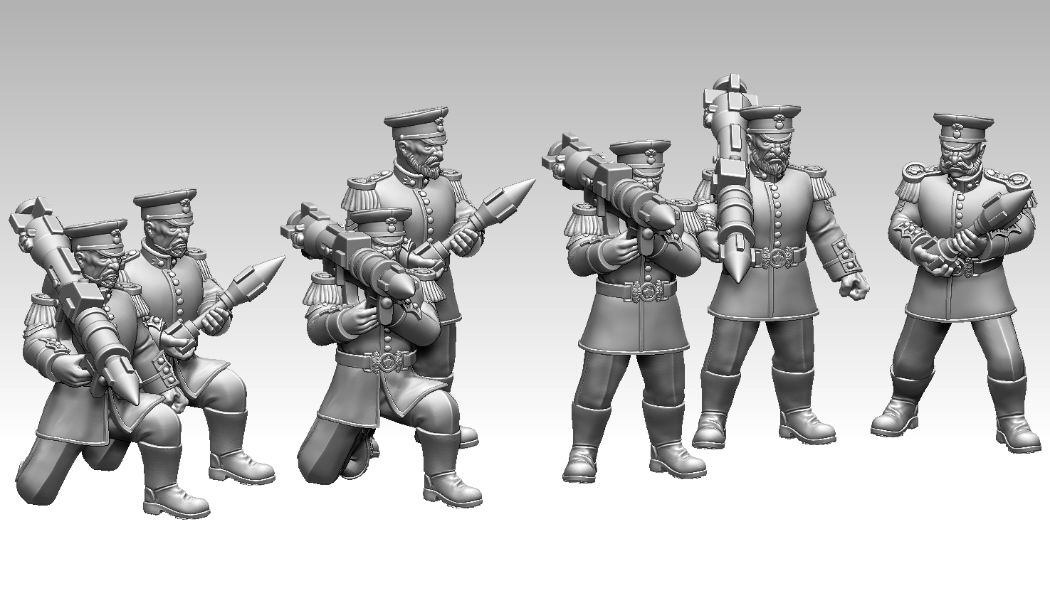 3D file Meridian grenadiers Heavy Weapons Squads・3D printing template ...