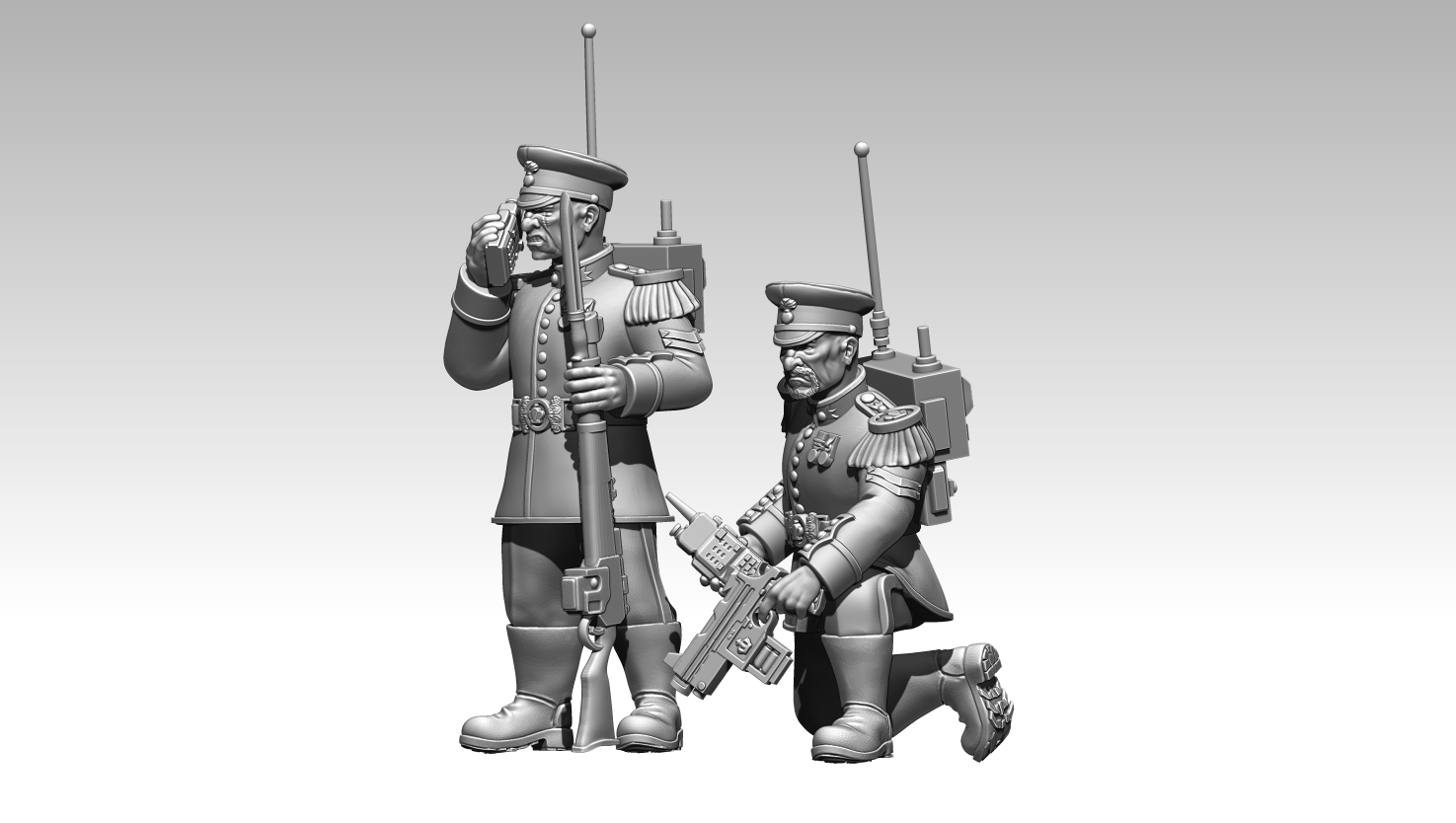 3D file Meridian Grenadiers Special Weapons Squads 🔫・3D printer design ...