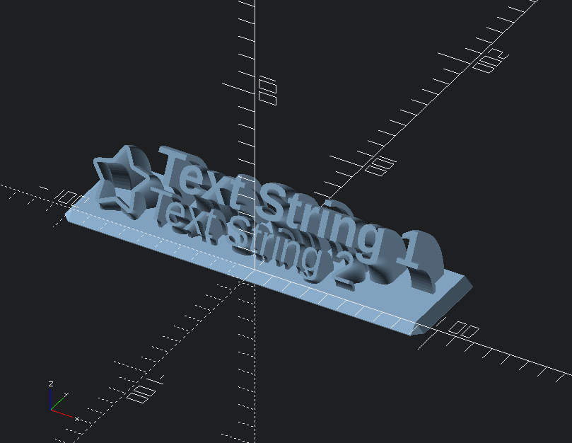 Free SCAD file Sweeping Name Plate 🆒・3D printable model to download・Cults
