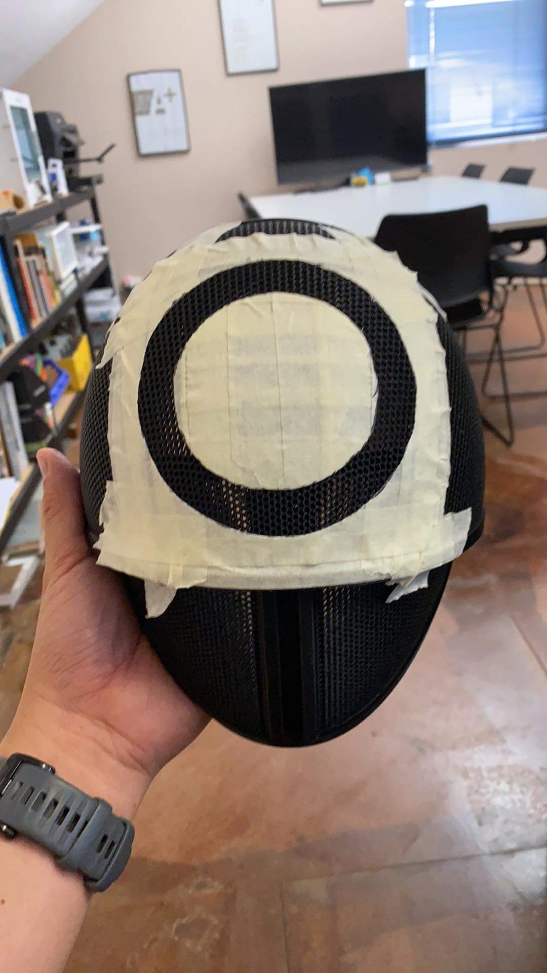 3D printing Foldable Squid Game Soldier Mask • made with Ultimaker S3・Cults