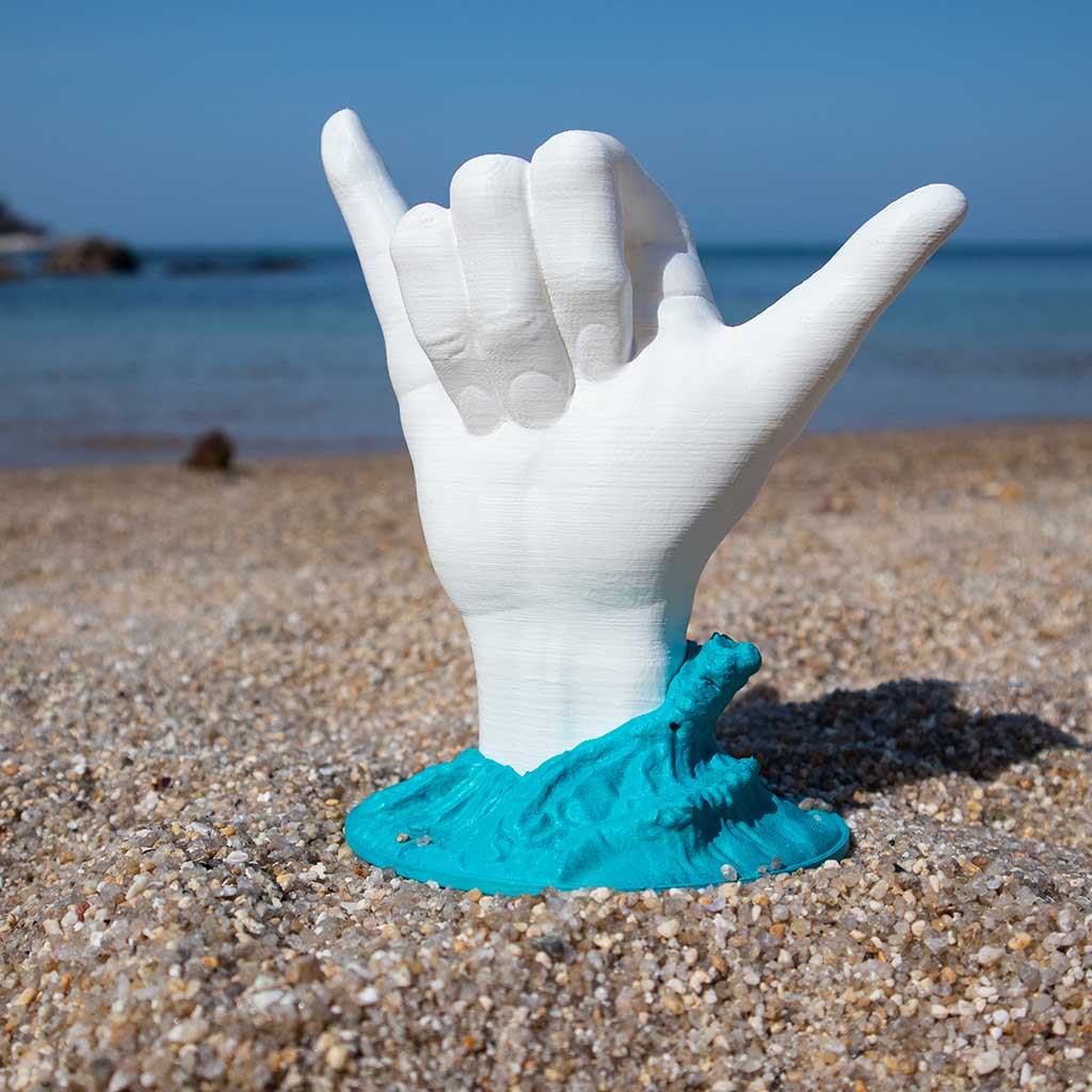 Shaka Sign Beach