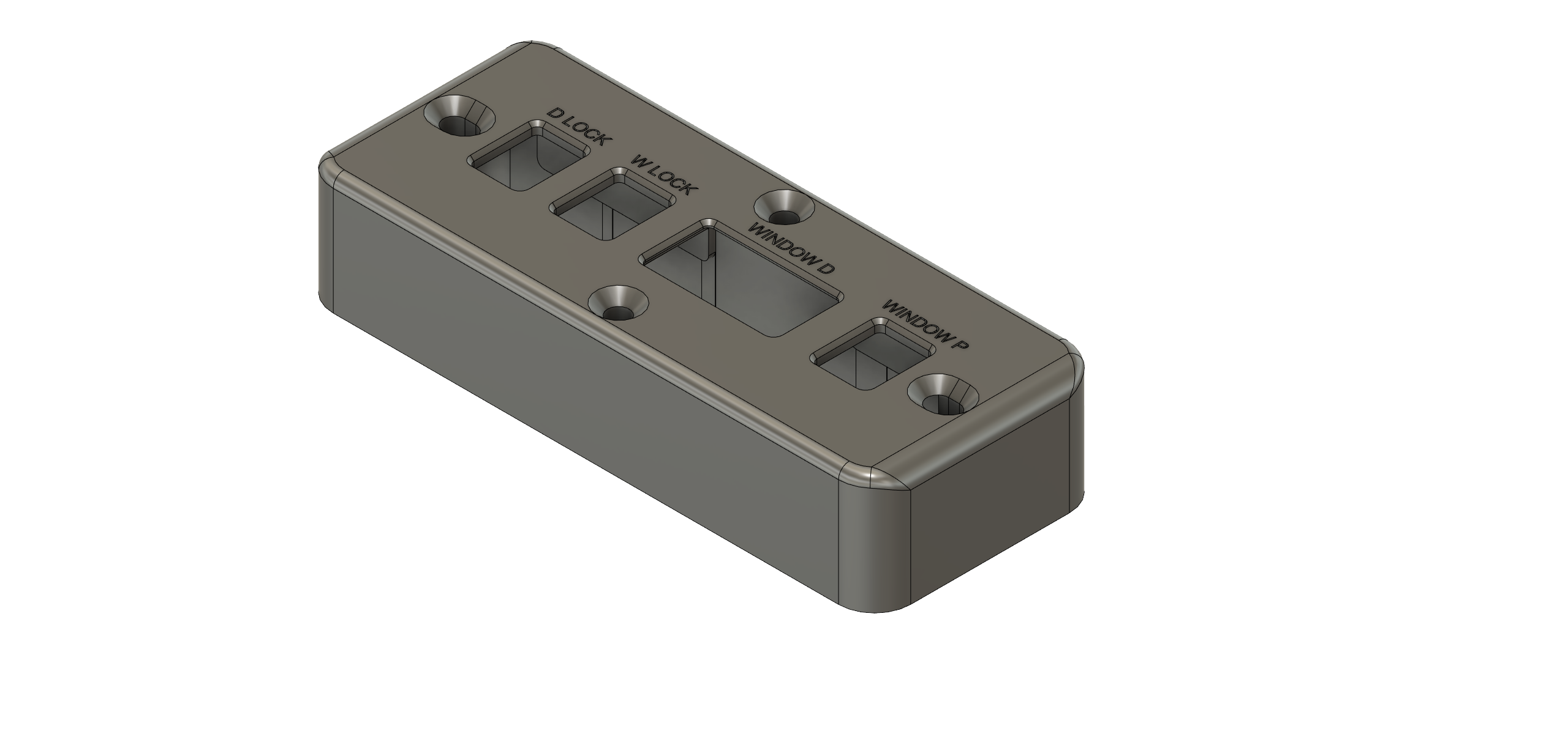 STL file MR2 AW11 Power Window Case・3D printing template to download・Cults