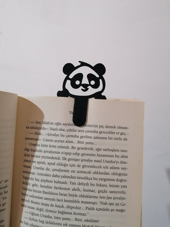 STL file PANDA BOOKMARK・Template to download and 3D print・Cults