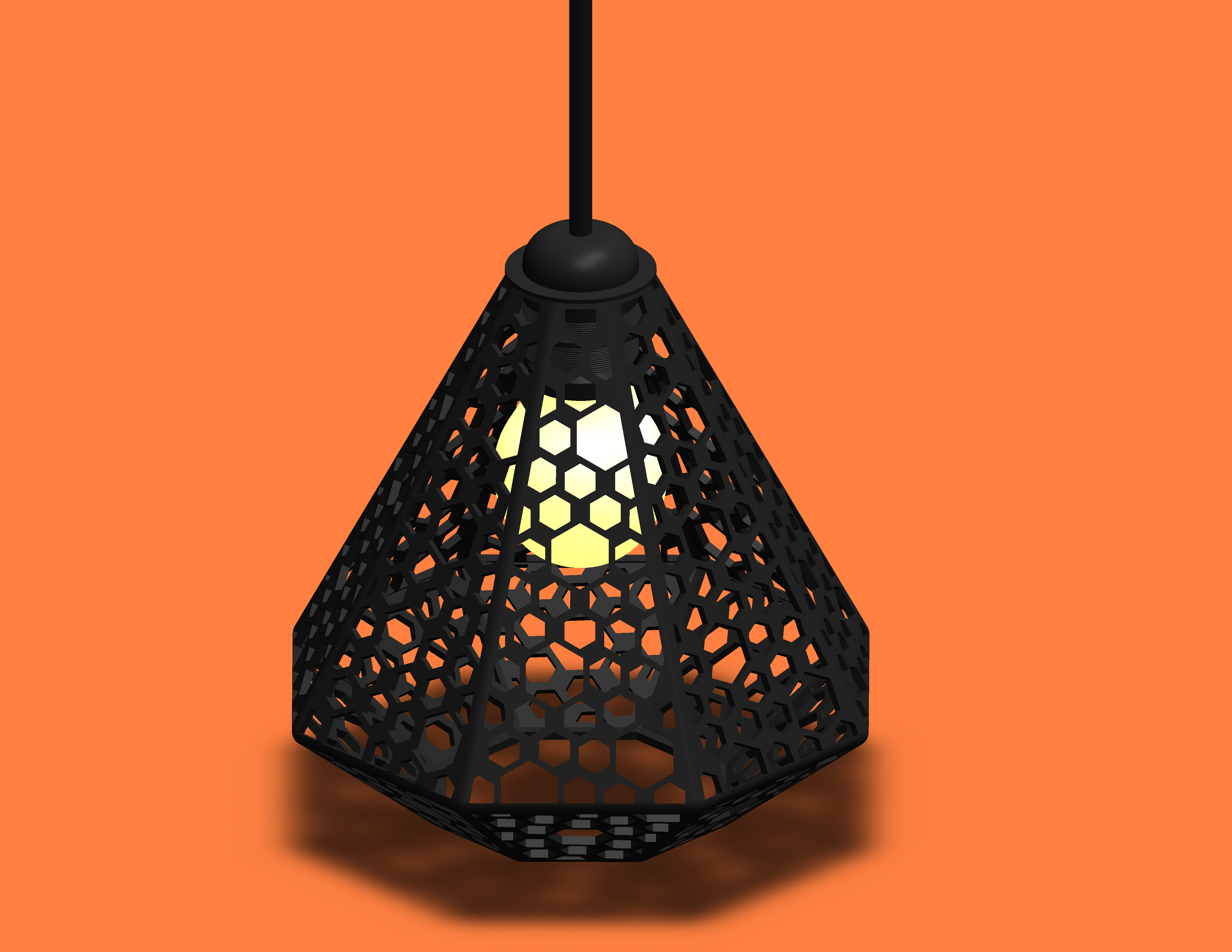 STL file Geometric LAMP SHADE 🔦・Template to download and 3D print・Cults