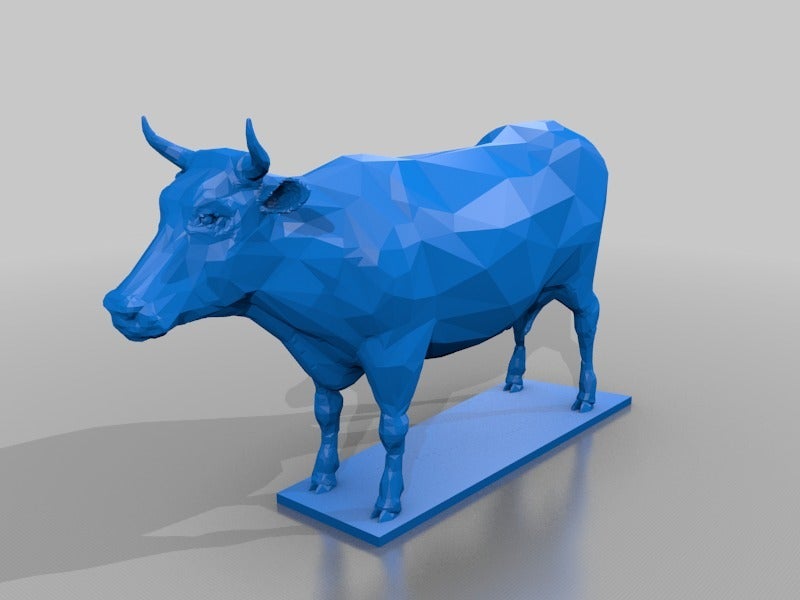 Fichier STL gratuit Vache sur pied・Design pour impression 3D à ...