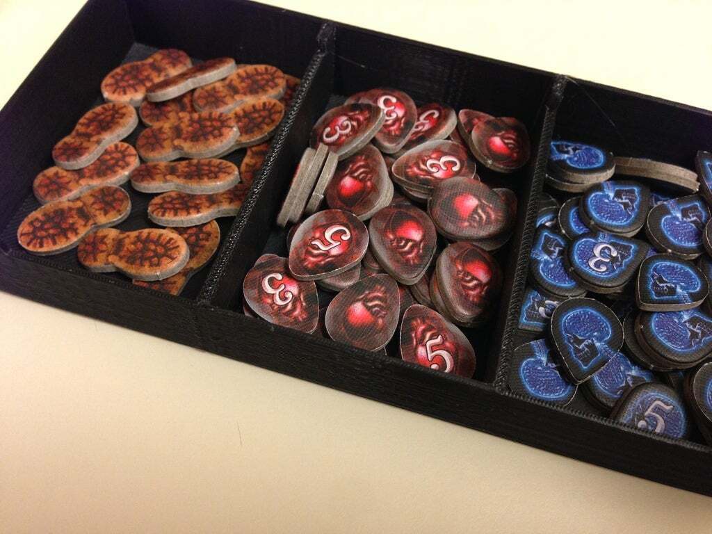 STL-Datei Elder Sign Card und Token Organizer kostenlos・Design für 3D ...