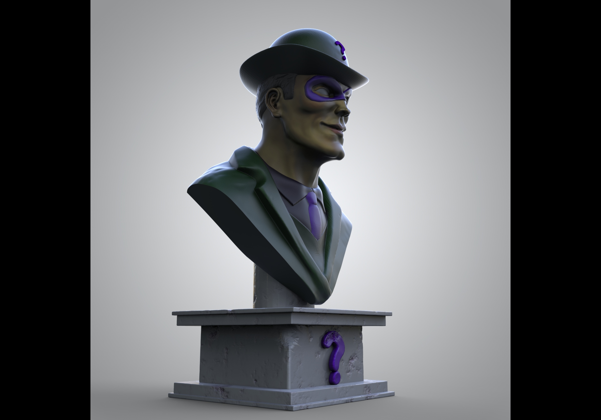 Fichier STL LE BUSTE DU RIDDLER・Plan pour impression 3D à télécharger・Cults