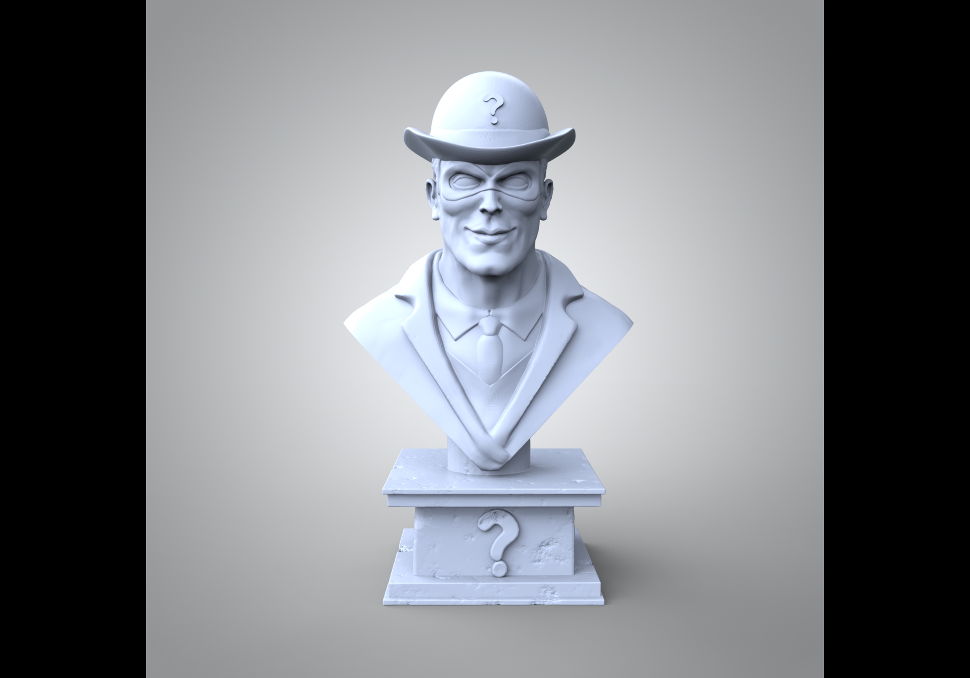 Free STL file THE RIDDLER BUST・3D printable model to download・Cults