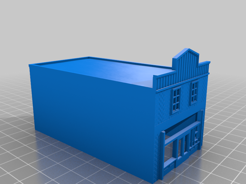 Free STL file Durango - N Scale - Gaslight Block 🏘️・3D printing design ...