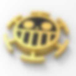 Download STL file Hand Spinner One Piece • 3D printer design ・ Cults