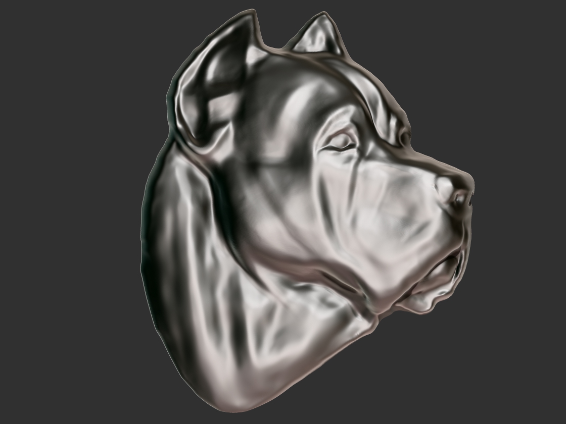STL file Cane Corso Head 3D Relief .STL・3D printable model to download ...
