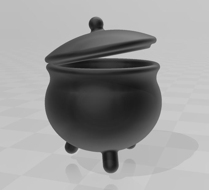 STL file Cauldron・3D printing template to download・Cults