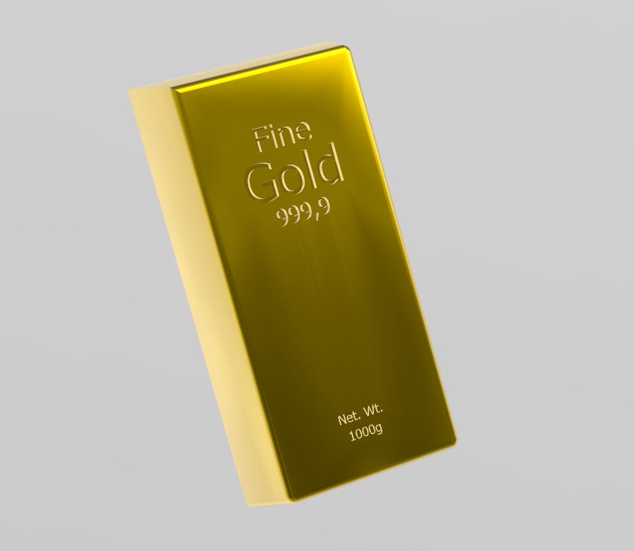 Free STL file Gold bar・3D printer model to download・Cults