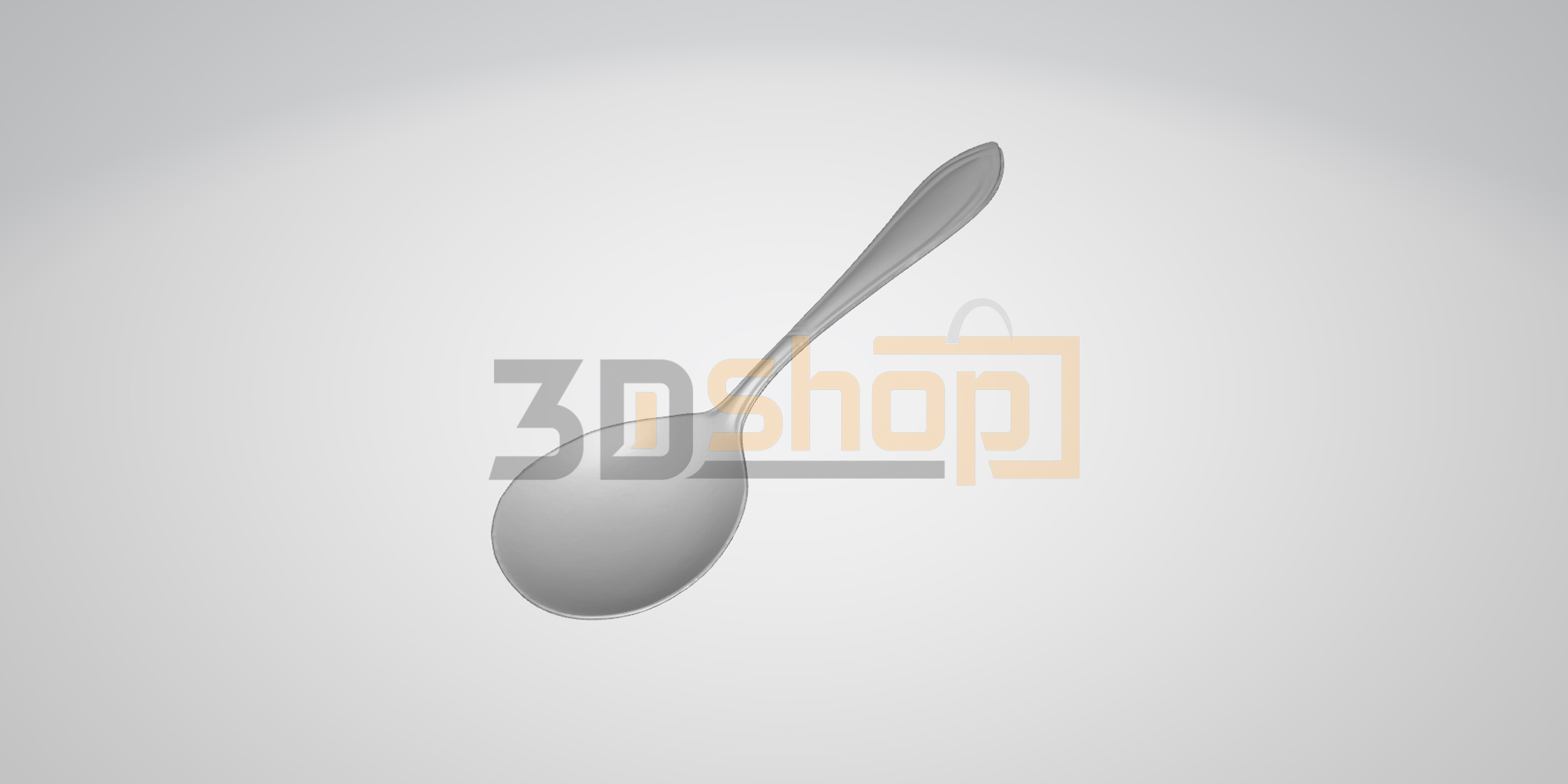 3D file Spoon (Design2) - Table spoon, Kitchen tool, Kitchen equipment ...