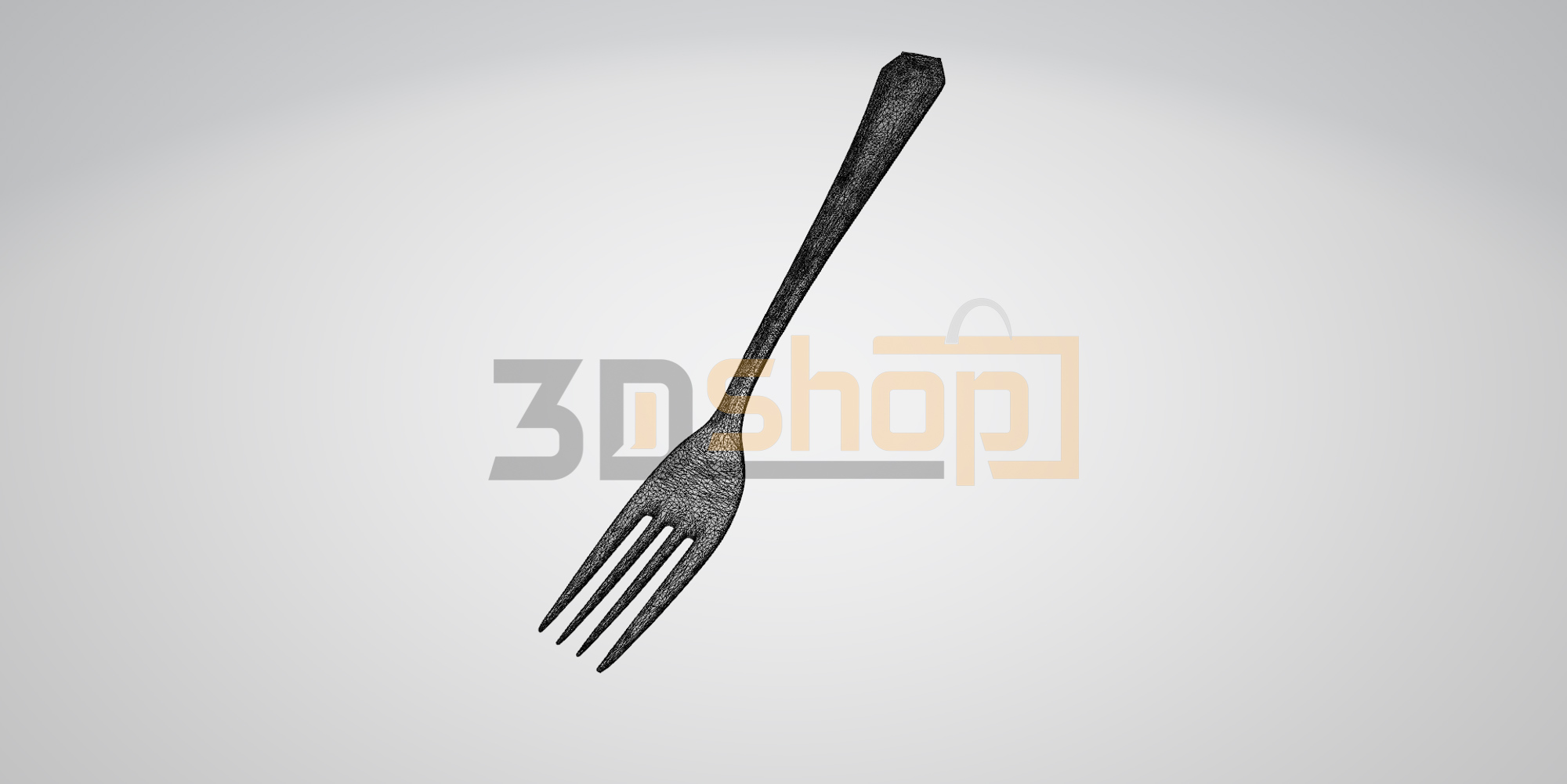 OBJ file Fork - 3D Scan・3D printer model to download・Cults