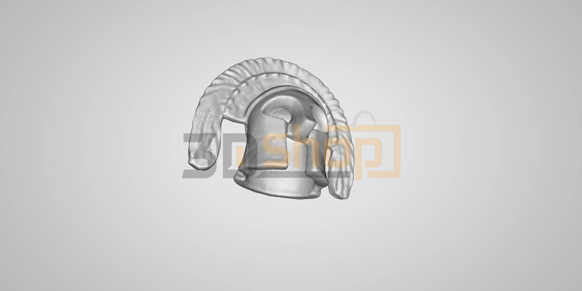 3D file SPARTA - SPARTIAN GREEK ANCIENT MINIATURE HELMET - STYLE2 - 3D ...