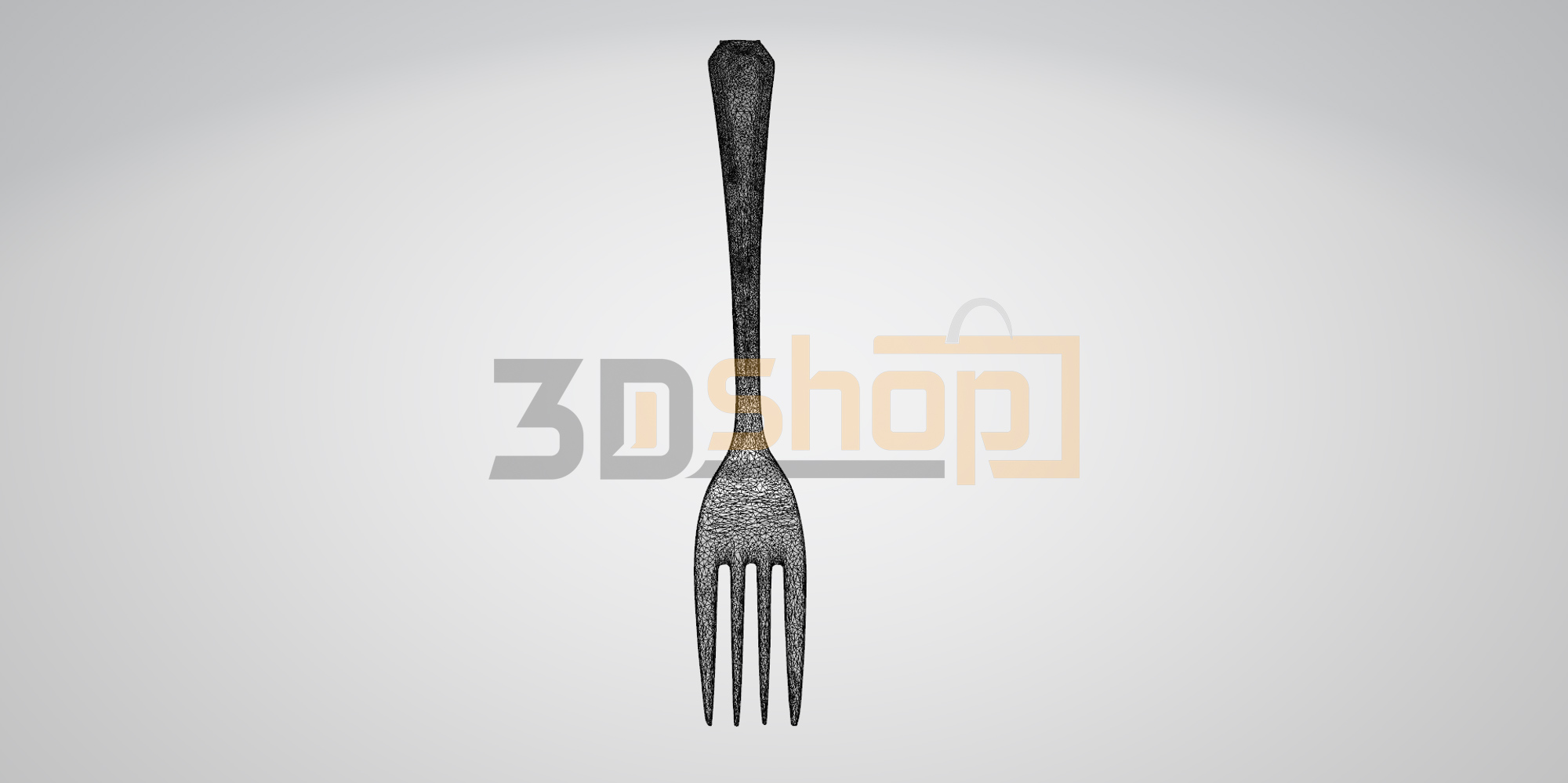 OBJ file Fork - 3D Scan・3D printer model to download・Cults