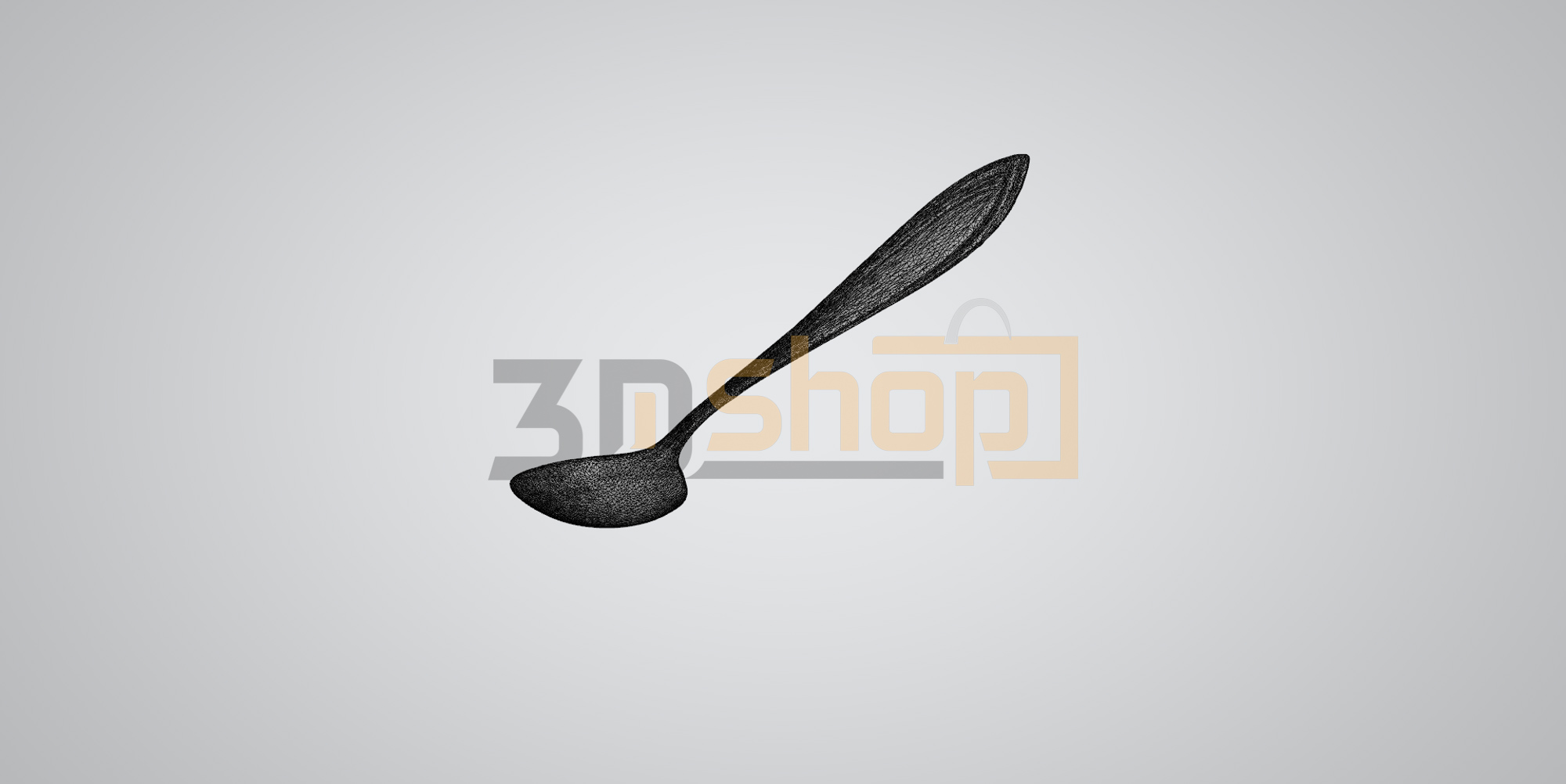 3D file Spoon (Design2) - Table spoon, Kitchen tool, Kitchen equipment ...