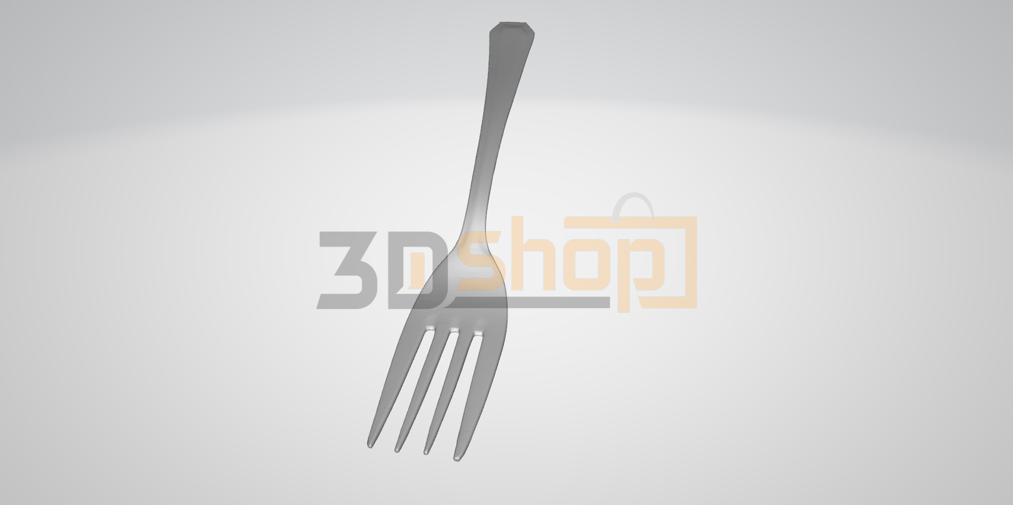 OBJ file Fork - 3D Scan・3D printer model to download・Cults