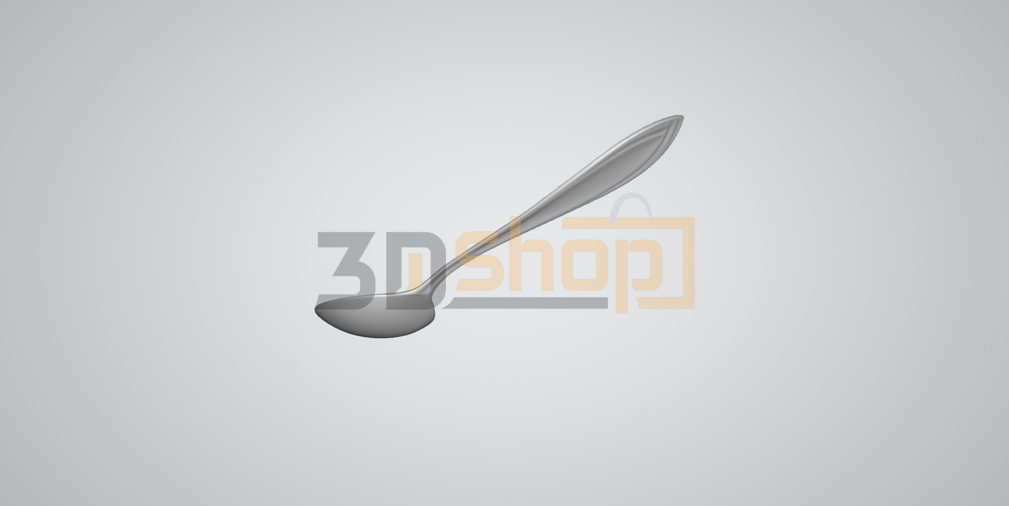 3D file Spoon (Design2) - Table spoon, Kitchen tool, Kitchen equipment ...