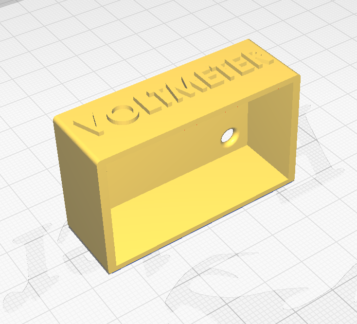 Archivo 3D gratis 46x27mm Voltmeter Case・Diseño por impresión en 3D ...