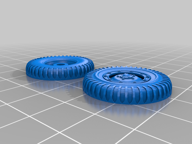 Free 3D file Dodge 1-35 front wheel・3D printer model to download・Cults