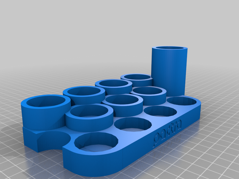 Free 3D file Pactra Paint Stand - paint and brush holder・3D printable ...