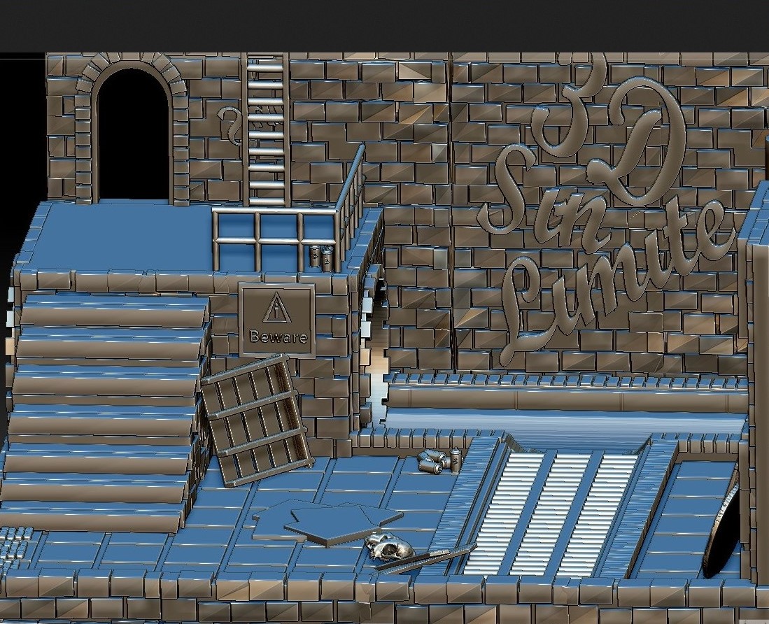 STL file underground diorama・3D print design to download・Cults
