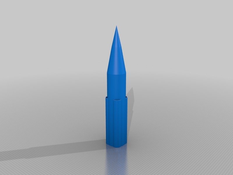Free 3D file A model rocket・Template to download and 3D print・Cults