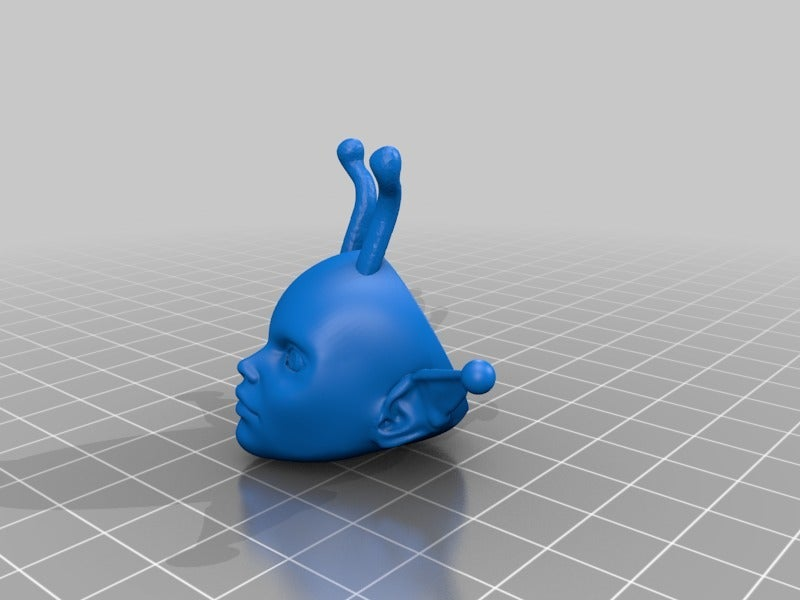 Free STL file Elf-Girl and Fae-Girl heads・3D printing model to download ...